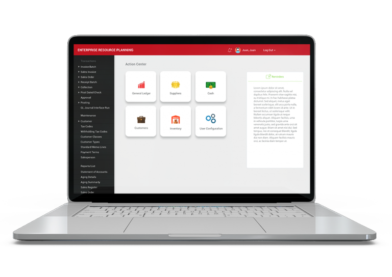 ERP Laptop - Hilsoft